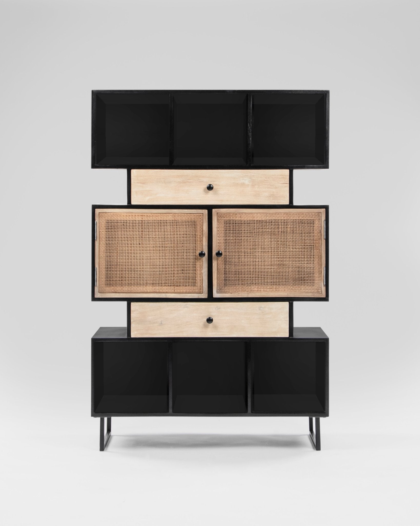 Nordic Helsinki Rattan Display & Cabinet – Bareeki